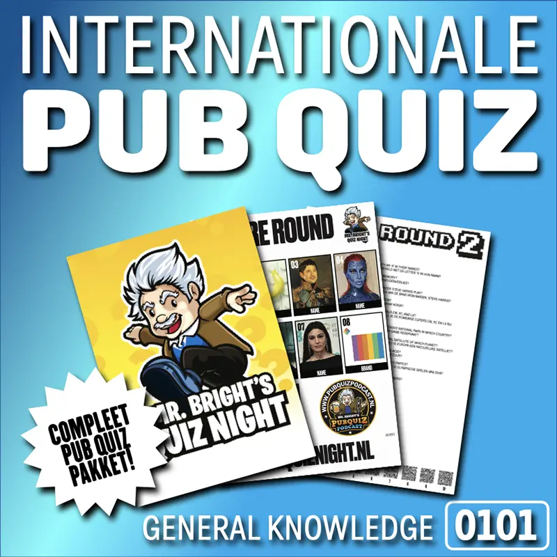 Internationale pubquiz #0101 Download quizzen, pubquizzen en quizvragen